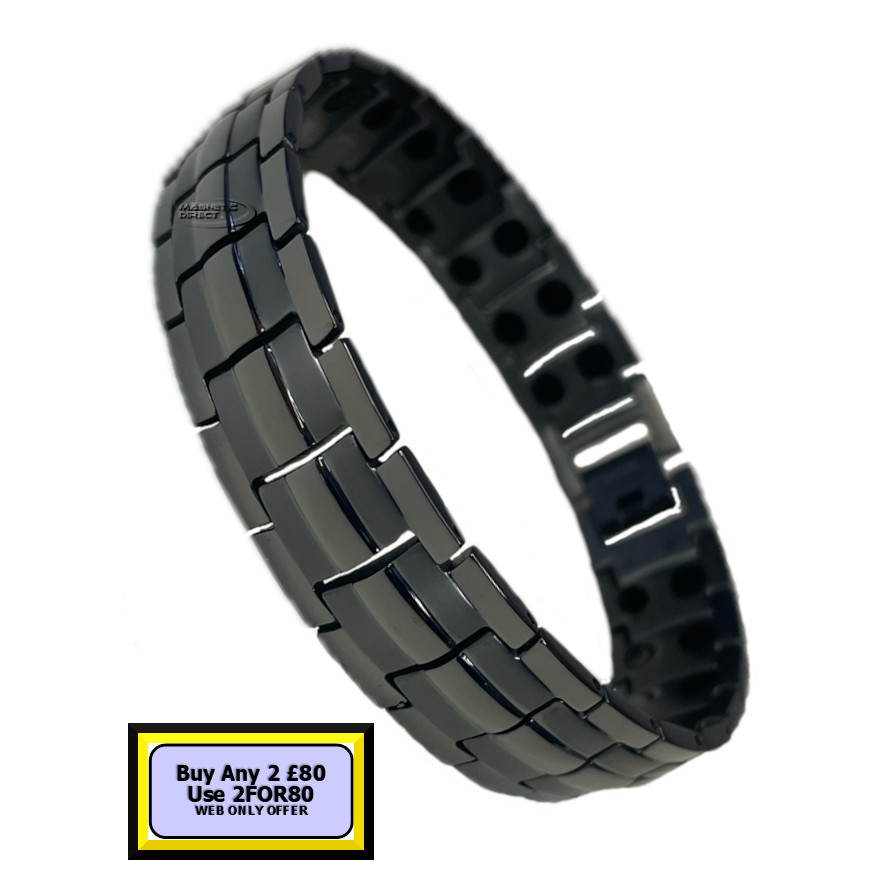 Titanium Magnetic Bracelet Double Magnet TD22 - Magnetic Direct